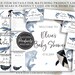 Whale Baby Shower Game Word Scramble Blue White Baby Boy - Etsy