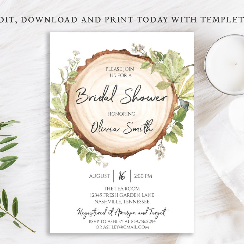 Rustic Bridal Shower - Etsy