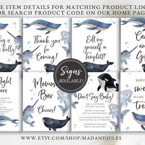 Whale Baby Shower Game Word Scramble Blue White Baby Boy Shower Digital ...