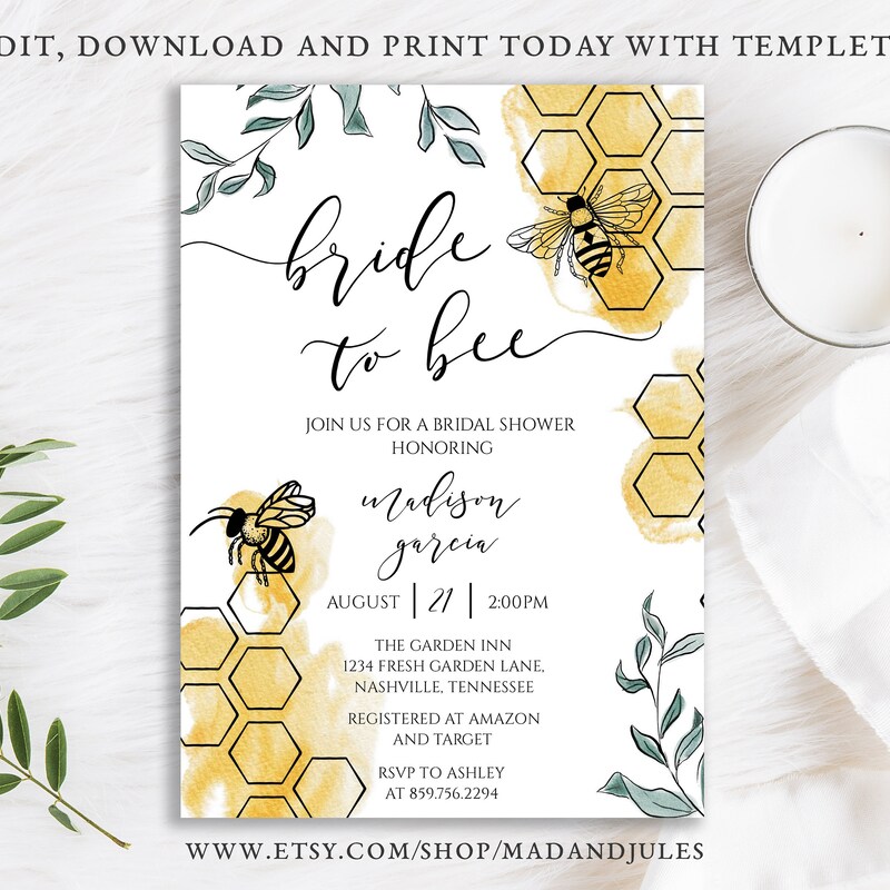 Bride to Bee - Etsy