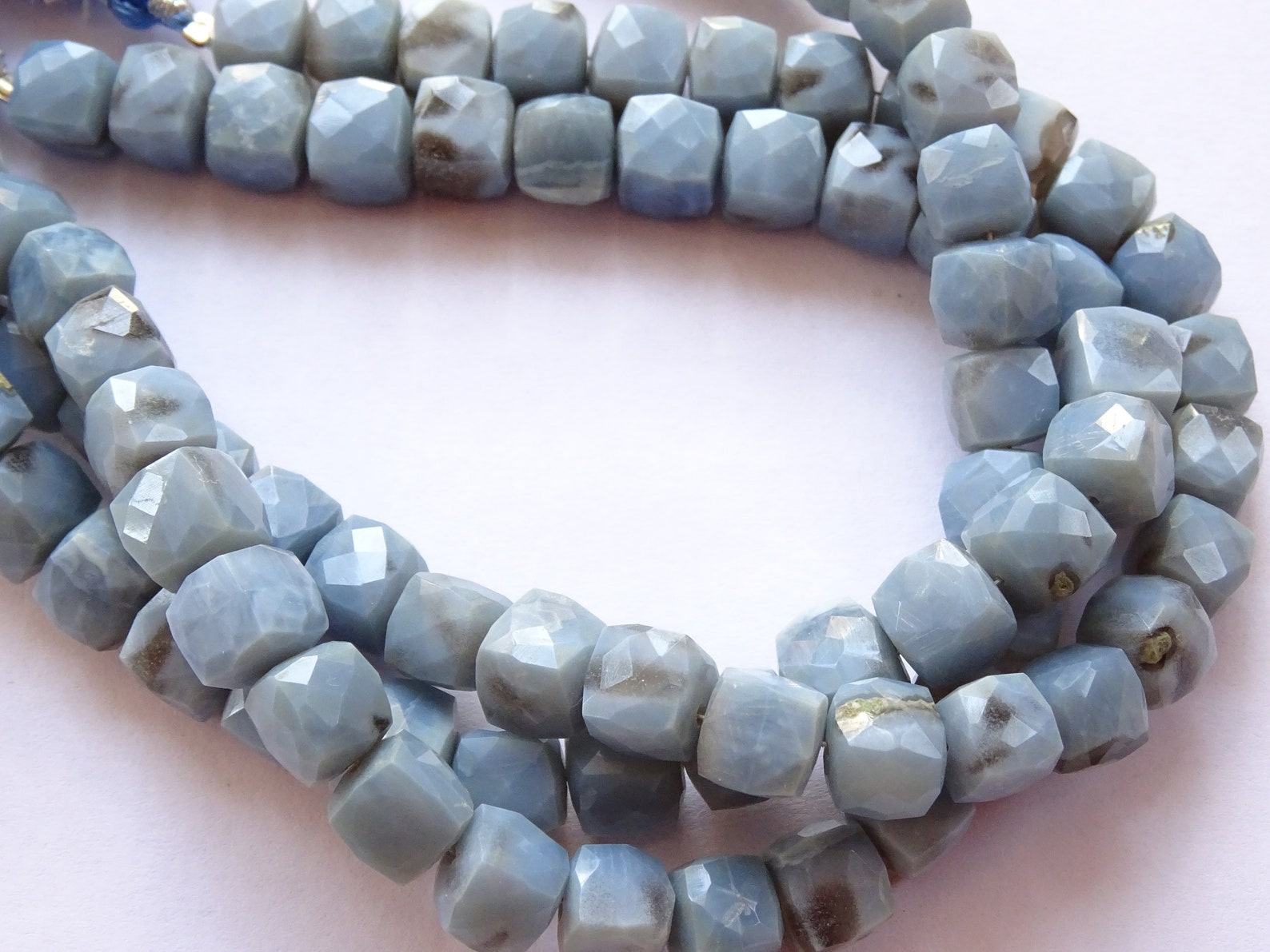 Blue Opal Faceted Cubes Opal Cubes - Etsy