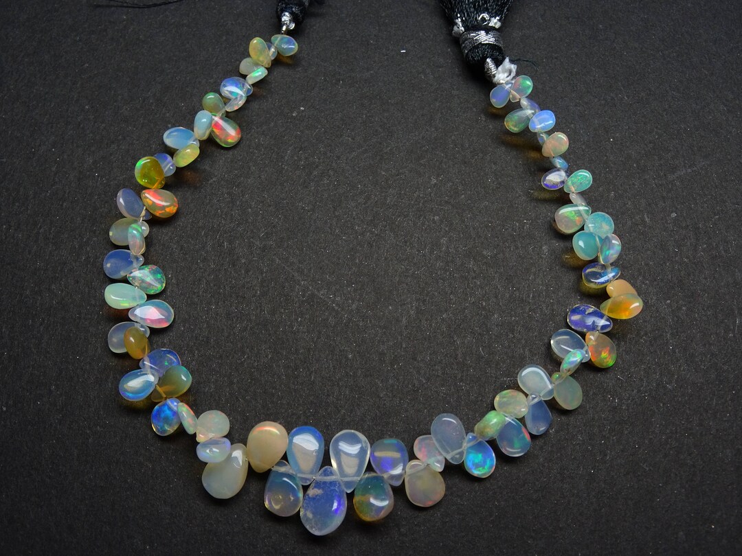 Ethiopian Opal Smooth Pears, Ethiopian Opal Pear Shaped Briolettes ...