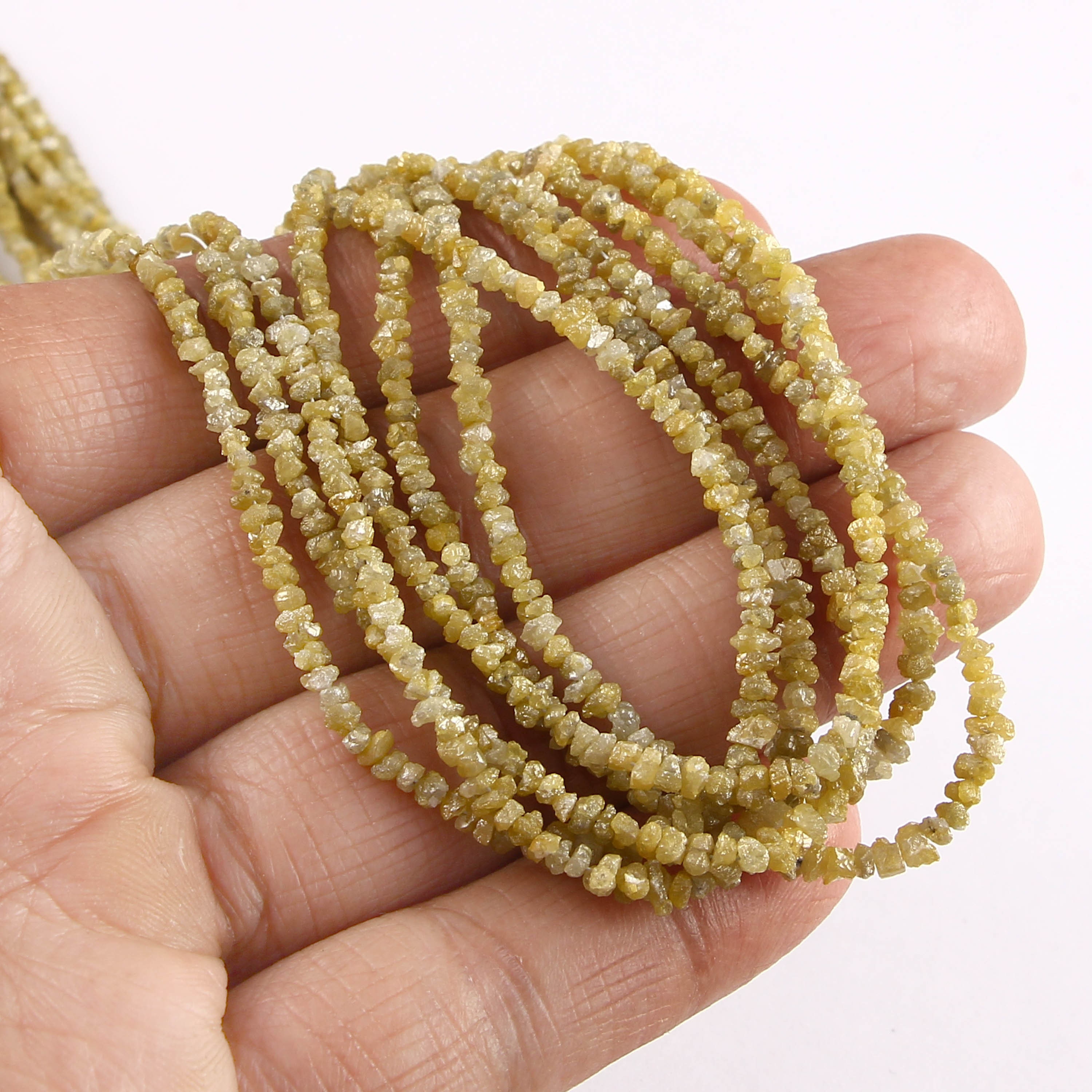 15 Inches Long Strand Natural Raw Diamond Beads Diamond Chips | Etsy