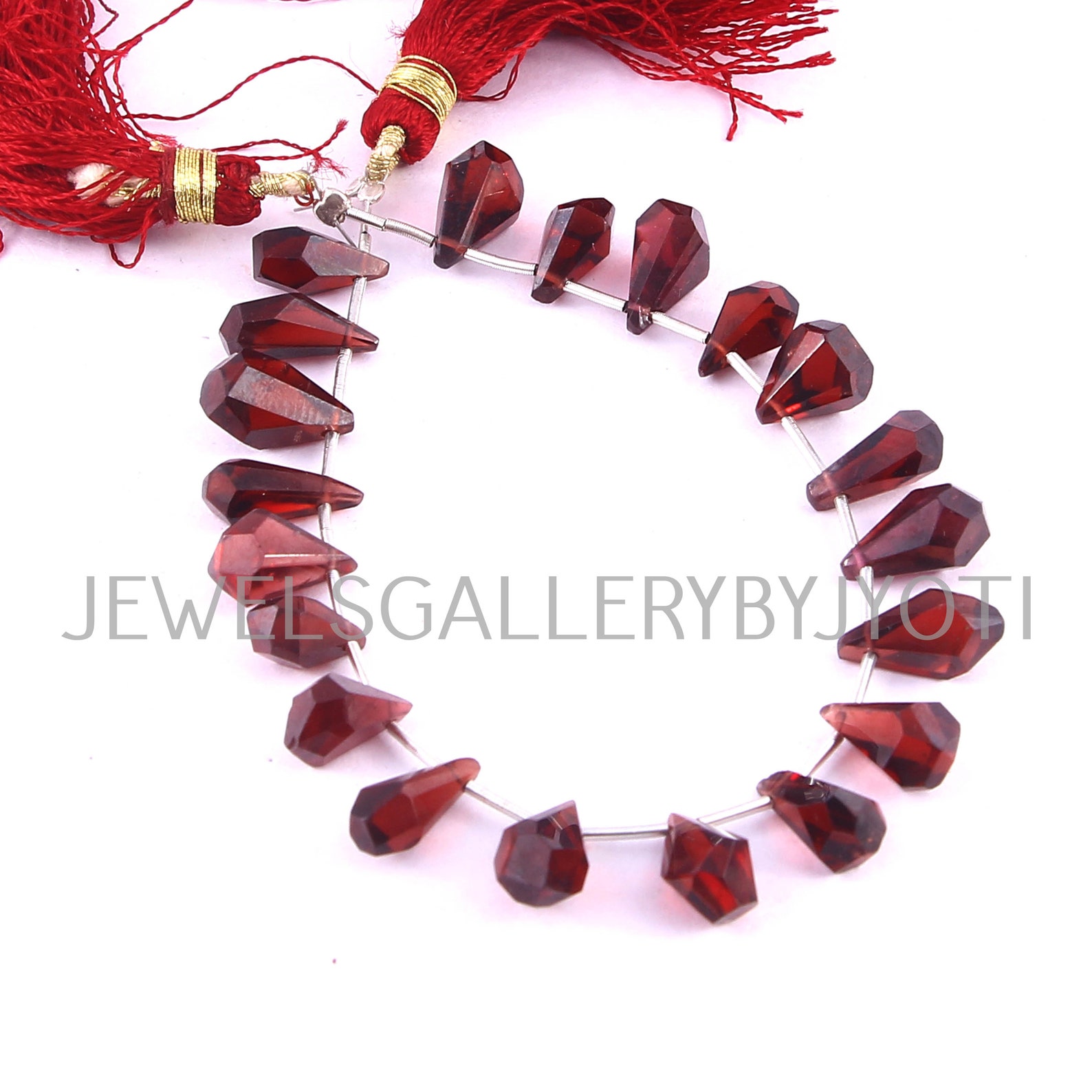 AAA Grade Natural Mozambique Garnet Uneven Cut Drops Briolettes,garnet ...