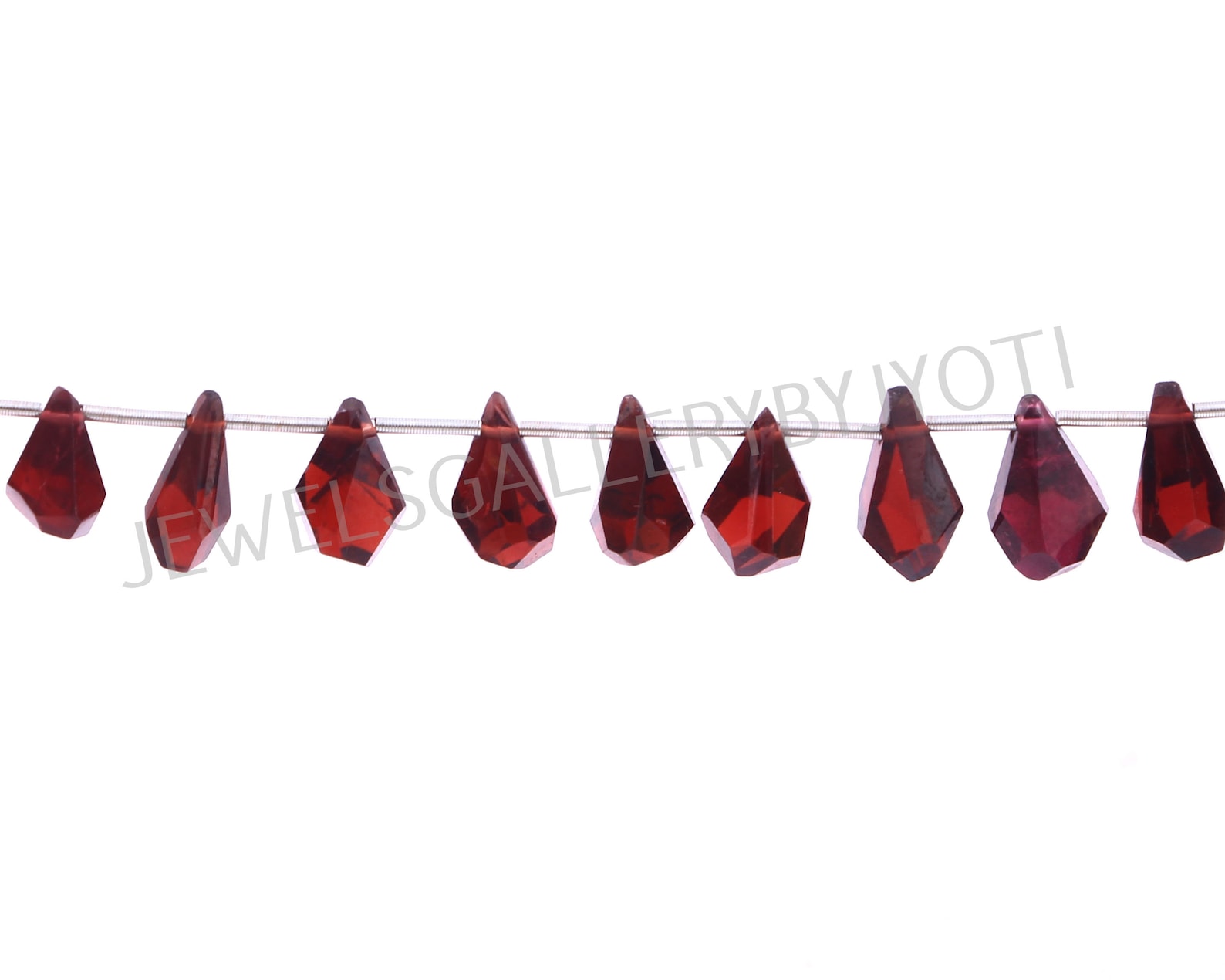 AAA Grade Natural Mozambique Garnet Uneven Cut Drops Briolettes,garnet ...