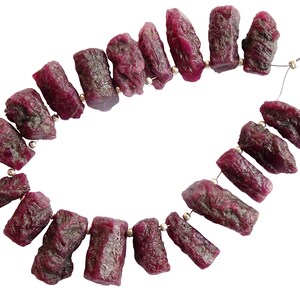 Natural Ruby Rough Nuggets Raw Ruby Gemstone Beads Natural | Etsy