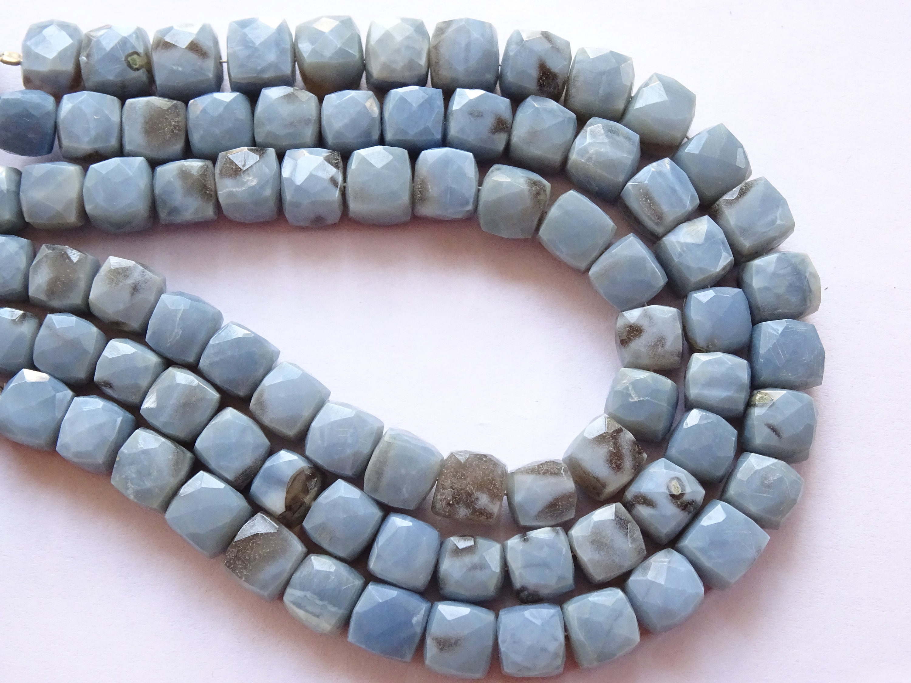 Blue Opal Faceted Cubes Opal Cubes - Etsy