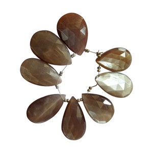 Coffee Moonstone Fancy Shaped Beads , Coffee Moonstone Fancy Briolettes ...