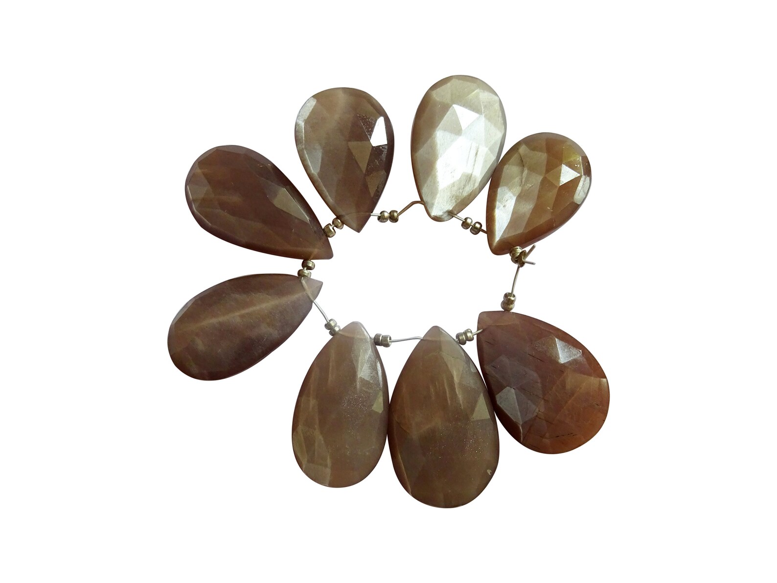 Coffee Moonstone Fancy Shaped Beads Coffee Moonstone Fancy - Etsy