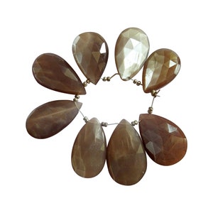 Coffee Moonstone Fancy Shaped Beads , Coffee Moonstone Fancy Briolettes ...