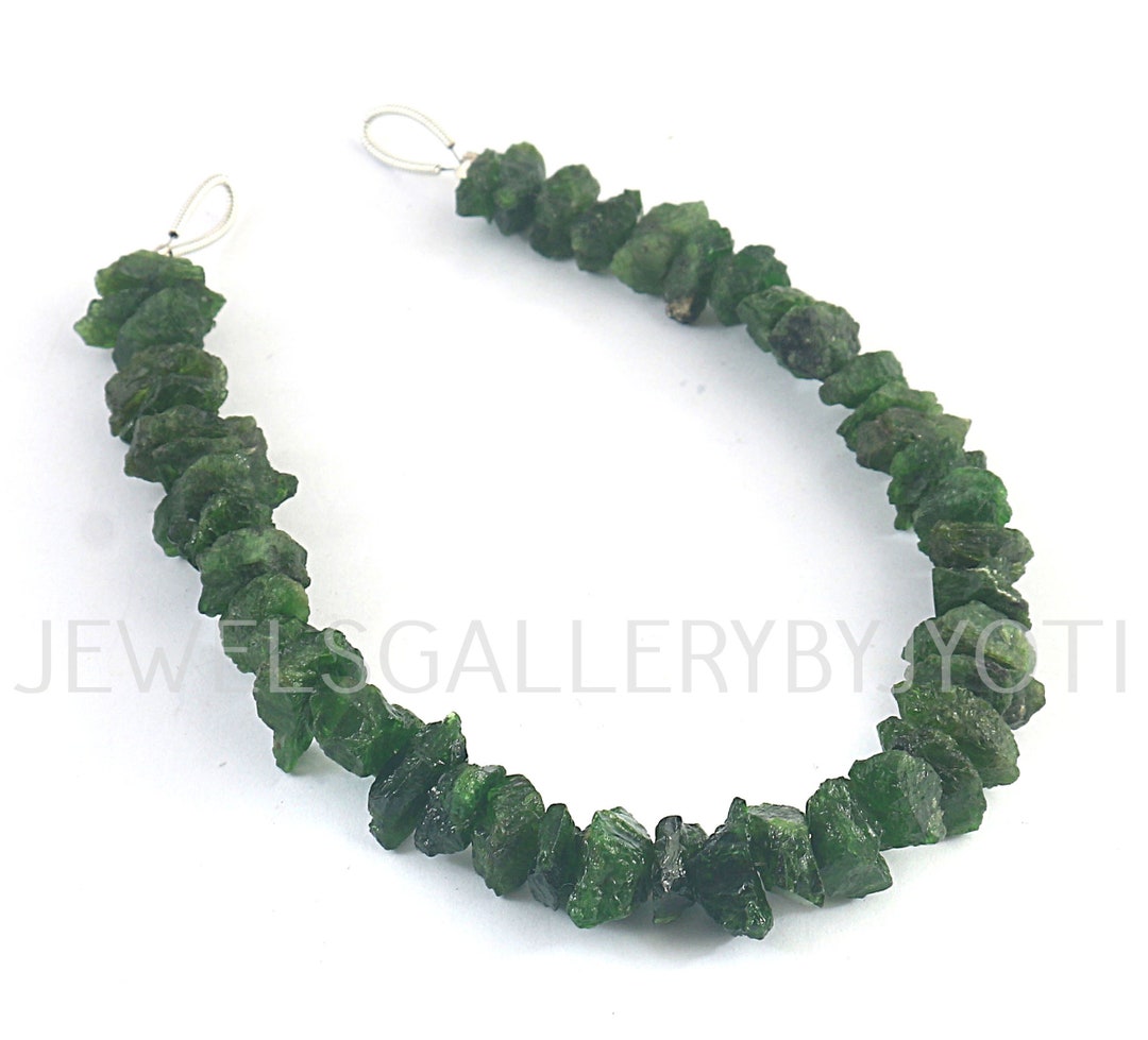 12 Pieces Natural Chrome Diopside Rough Nuggets, Chrome Diopside Rough ...