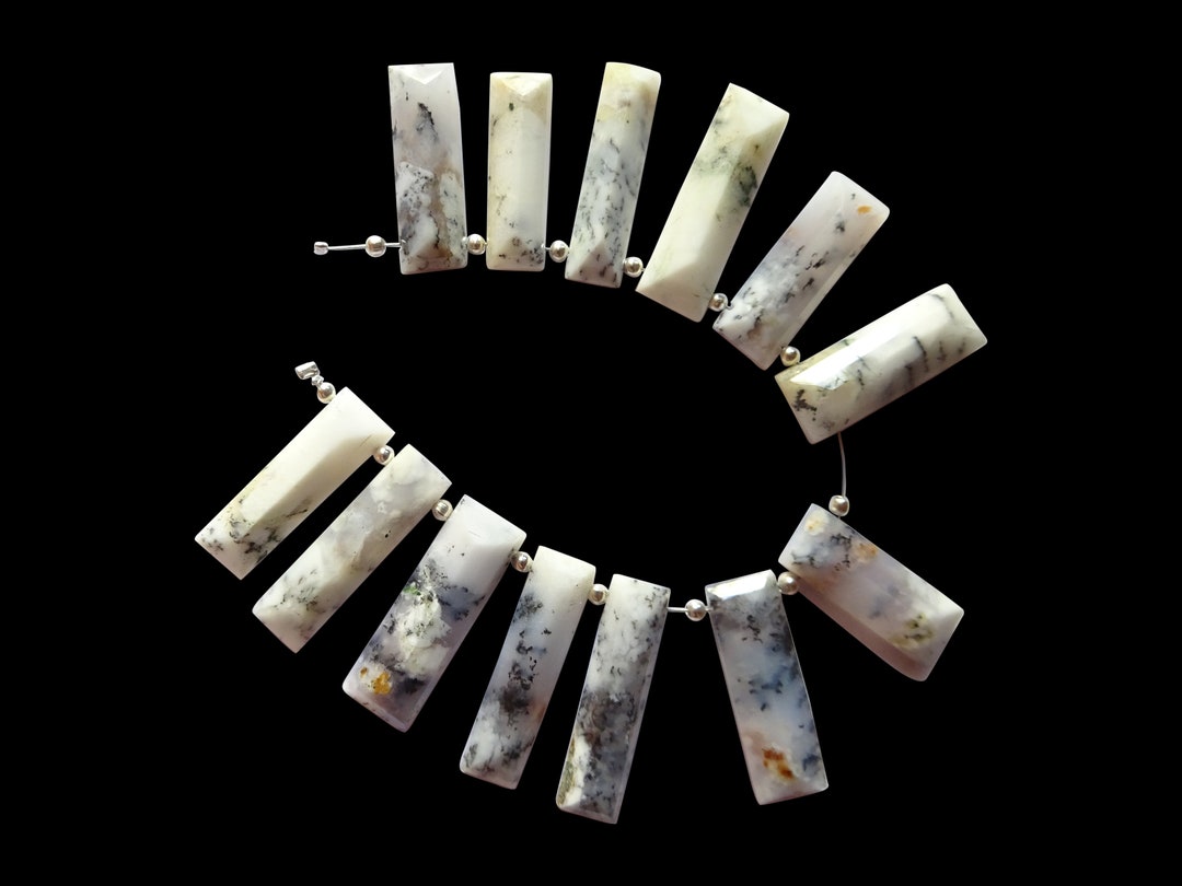 Dendrite Opal Faceted Rectangular Slabs , Dendrite Opal Faceted Fancy ...