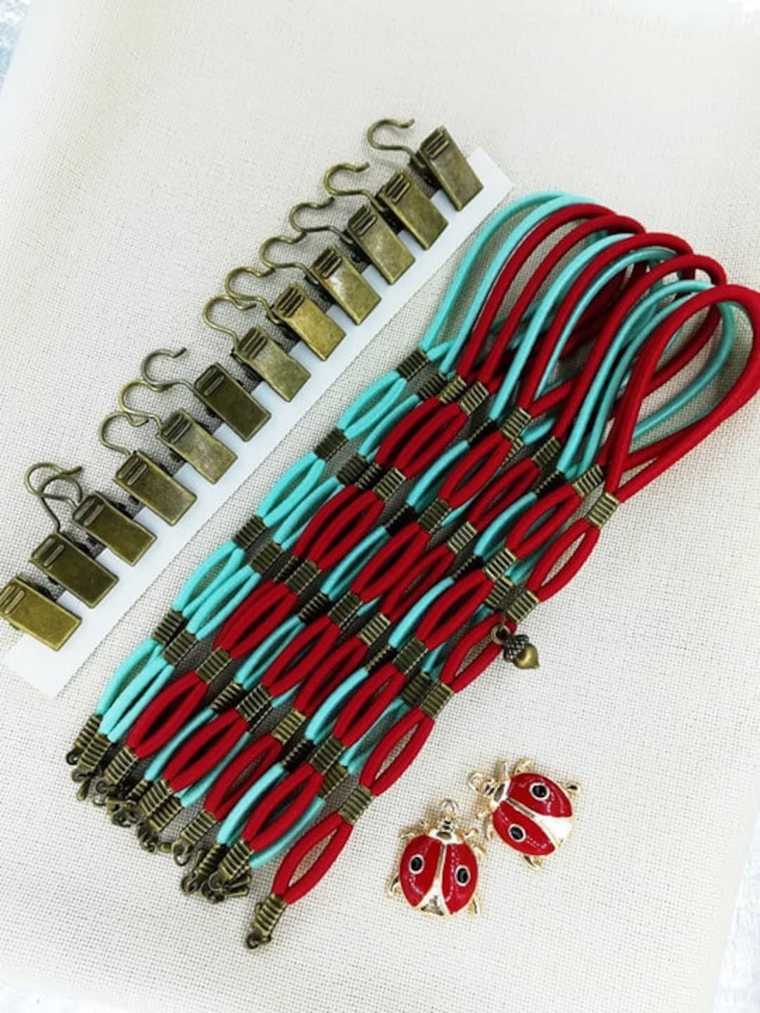 Set of 12 Side Tensioners for Embroidery Frames/scroll Rod Side Bar ...