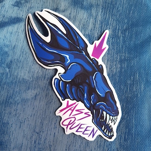 Yass Queen Vinyl Diecut Alien Queen Xenomorph Sticker - Etsy