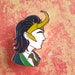 Loki Enamel Pin Cameo Gold Plated 2.5'' Hard Enamel Pin - Etsy