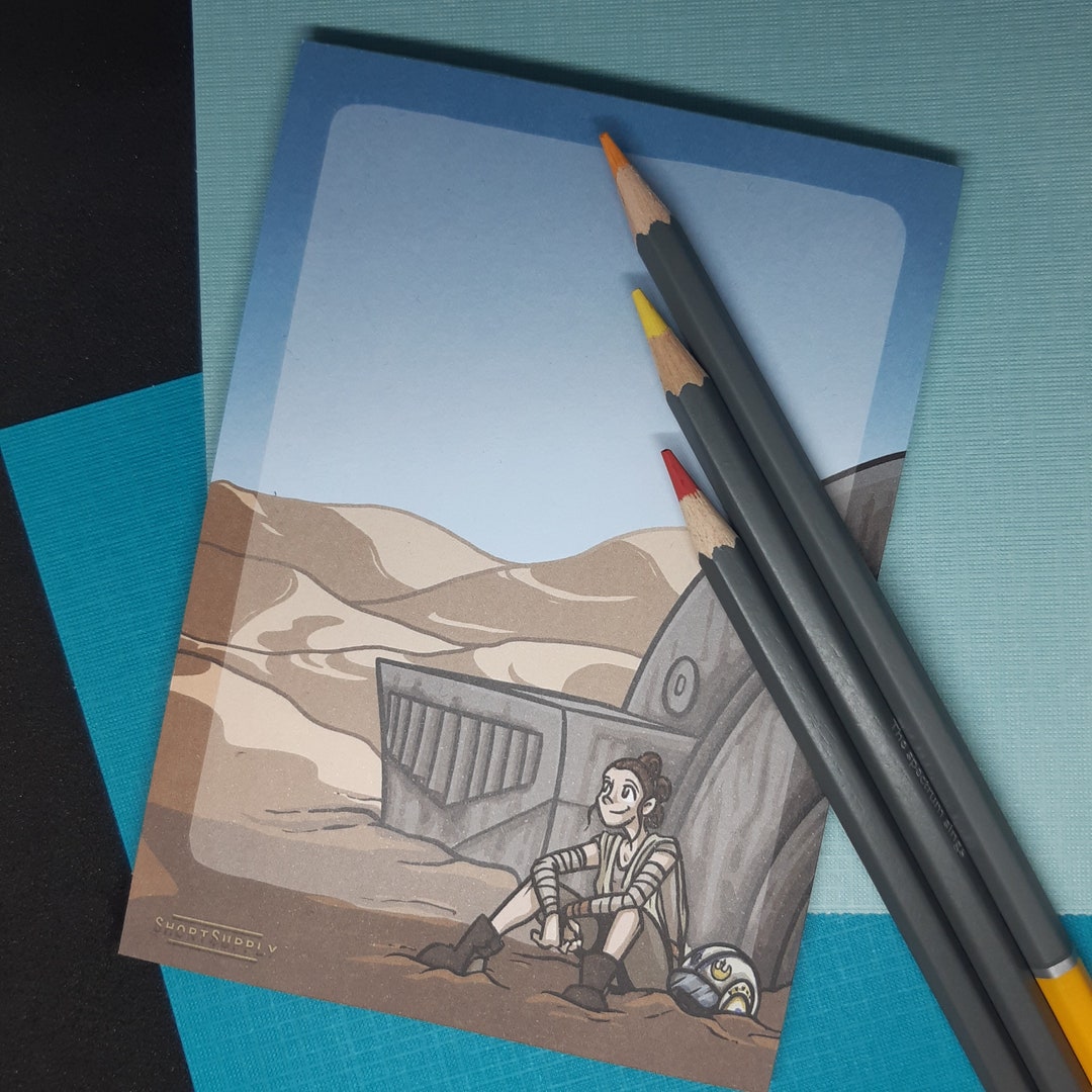 Rey A6 Tearaway Notepad Star Wars Stationery - Etsy