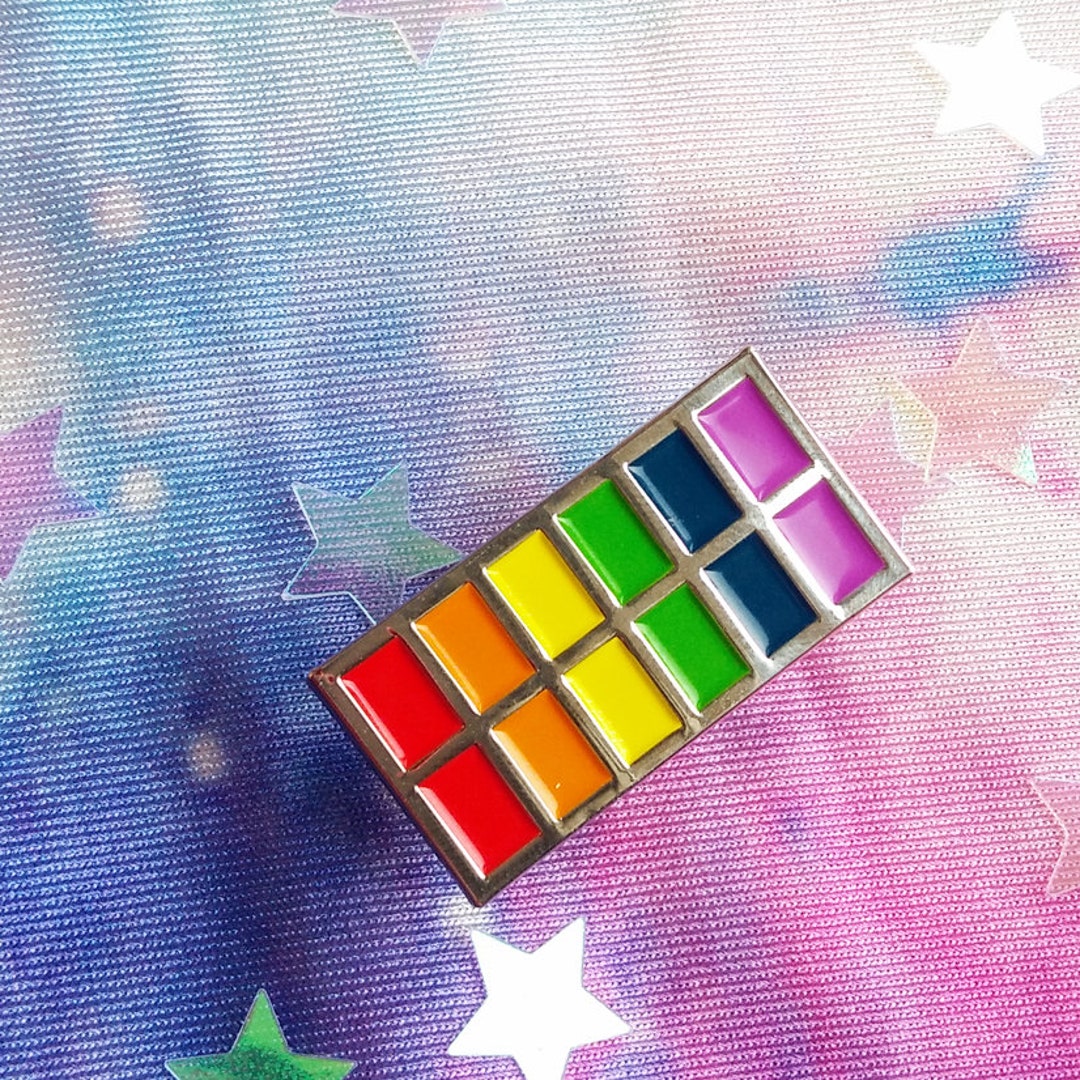 Rainbow Pride Flag Officer Rank Bar Pin - Etsy