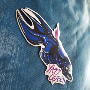 Yass Queen Vinyl Diecut Alien Queen Xenomorph Sticker - Etsy