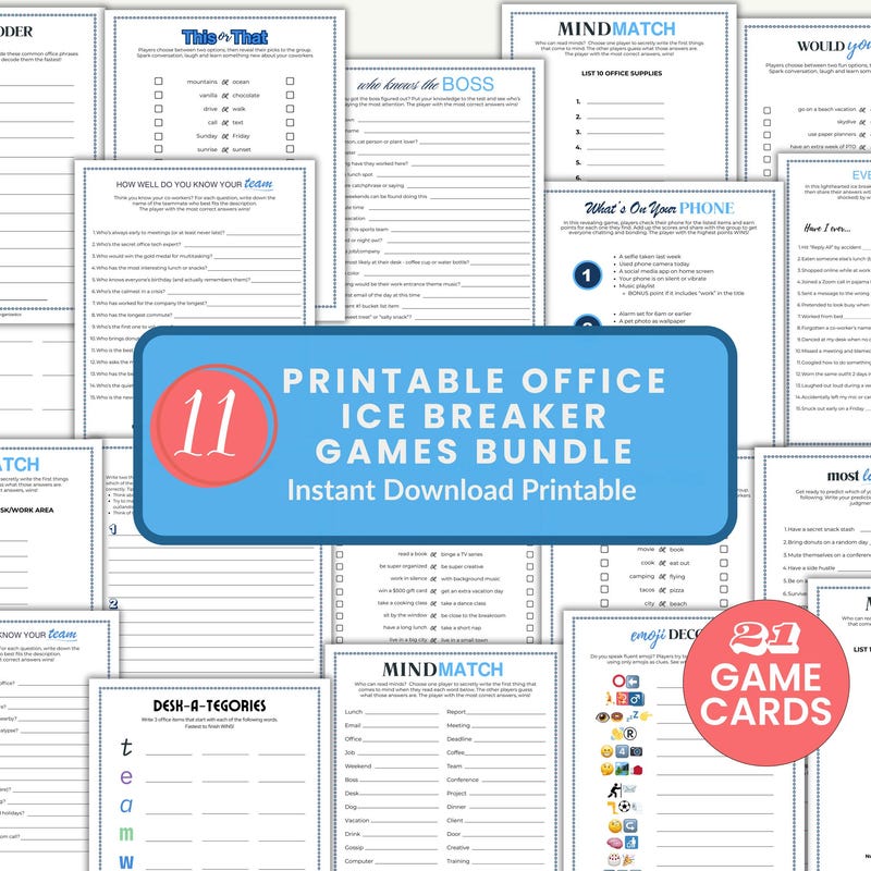 Team Building Games - Etsy