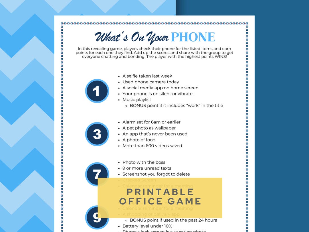 Team Building Activities for Work. Printable Ice Breaker Game What's on ...