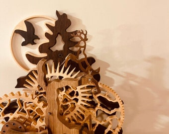 Perspective Clock Plan DXF and PDF File for CNC and Scroll Saw Builders ...
