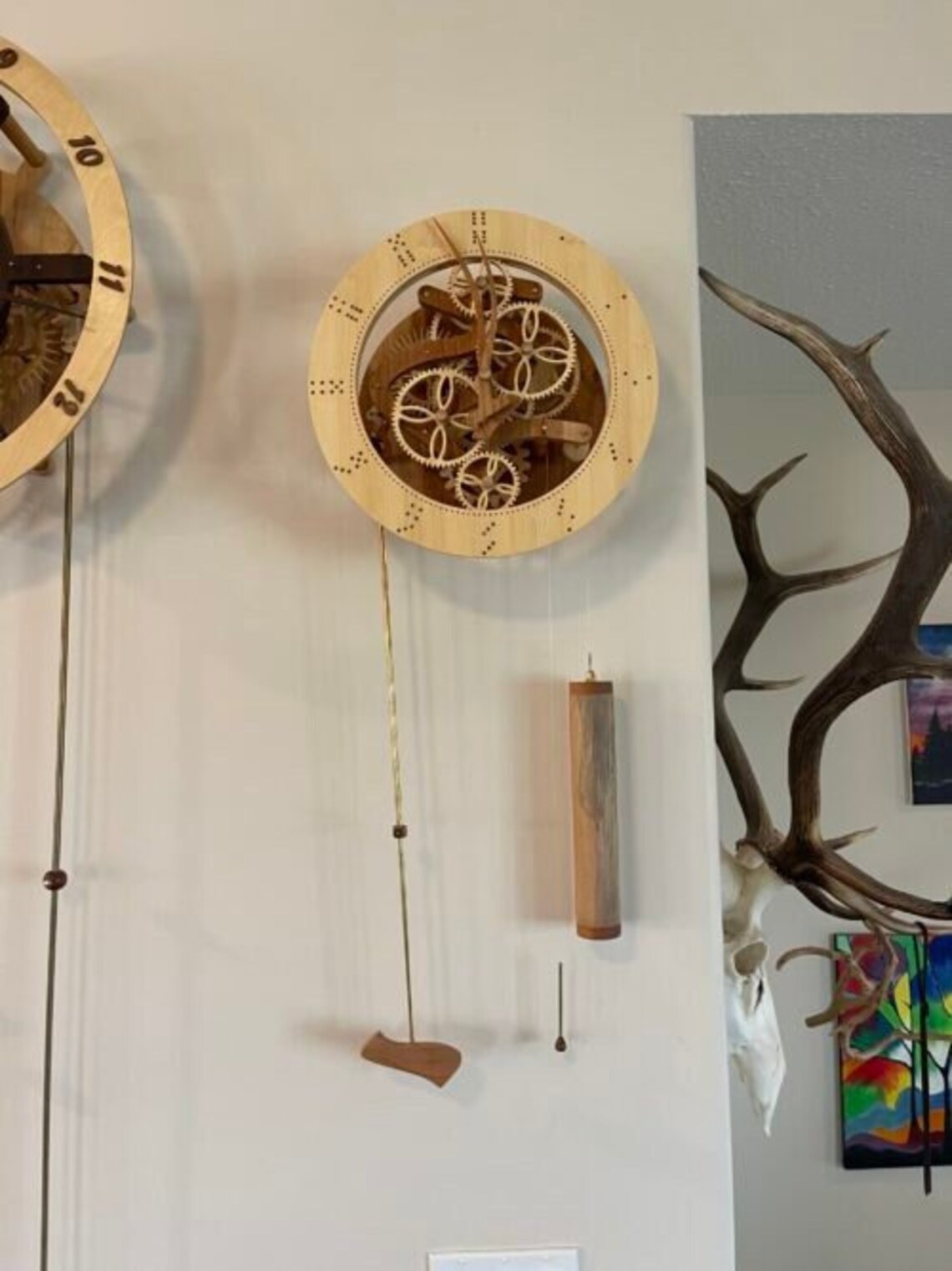 Time Warp Clock Plan DXF and PDF File for CNC and Scroll Saw Builders ...