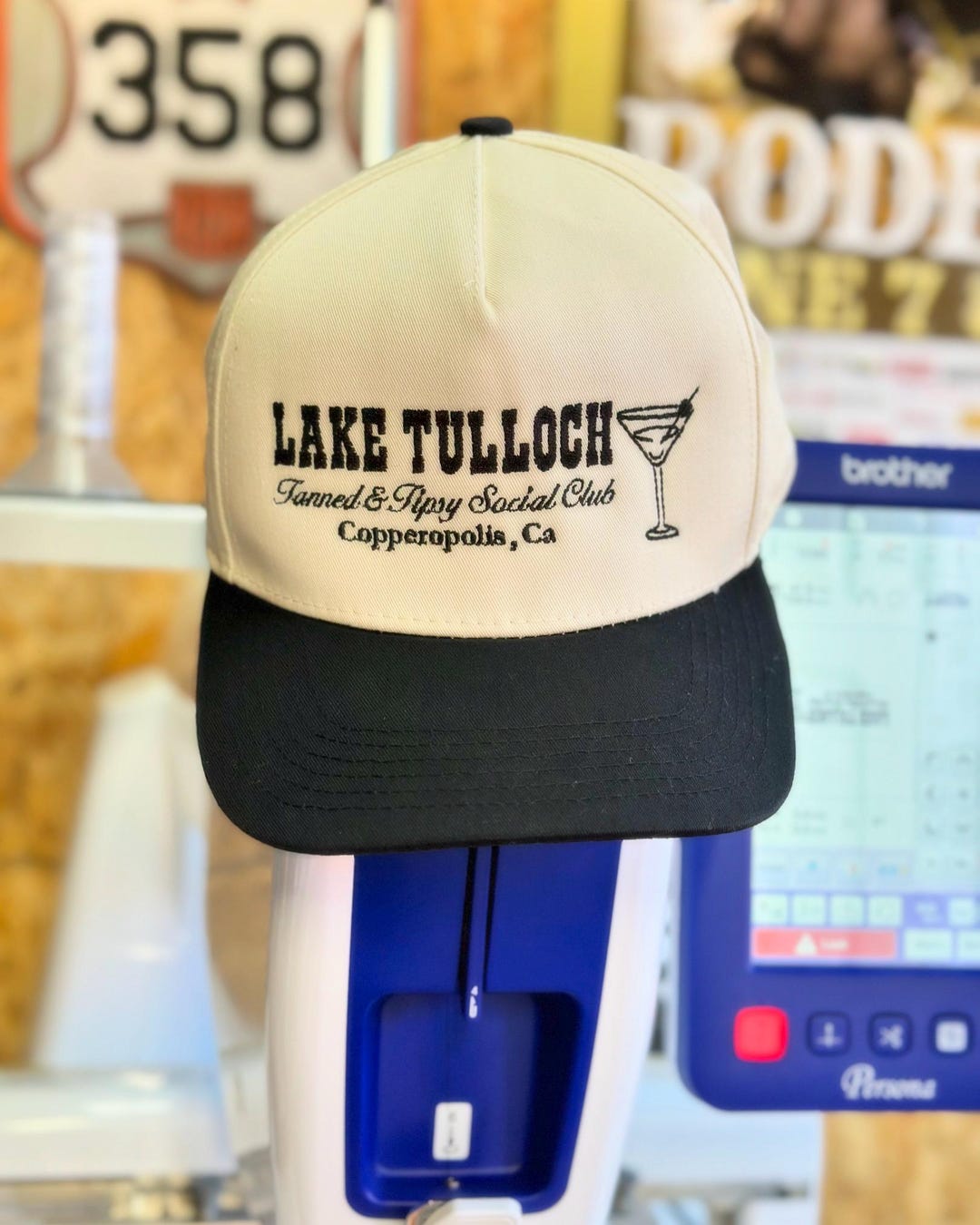 Lake Tulloch Tanned & Tipsy Social Club Hat - Etsy