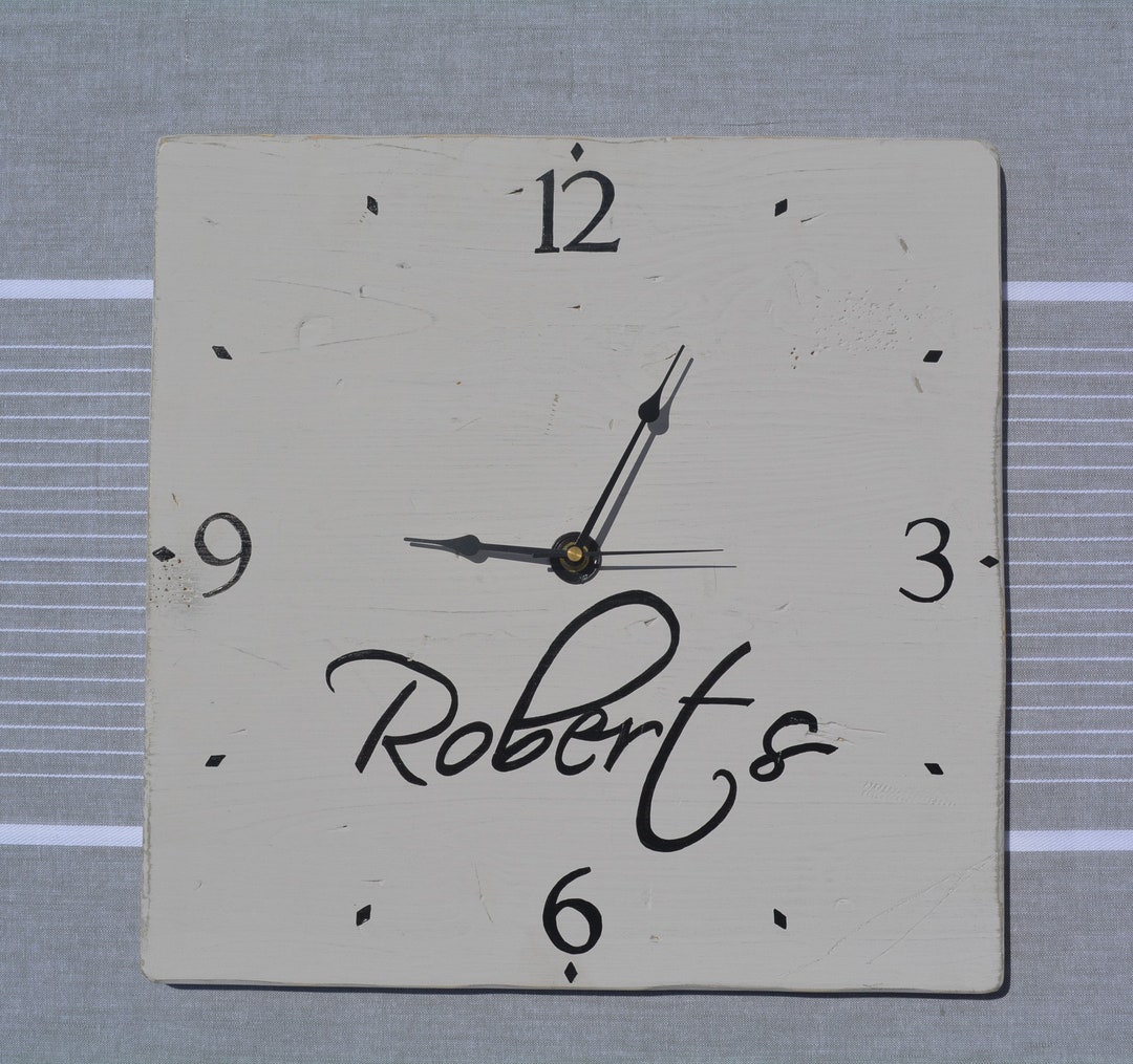 Personalized Square Face Clock - Etsy.de