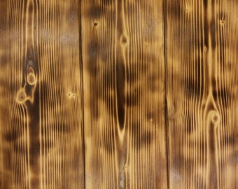 Burnt wood table | Etsy