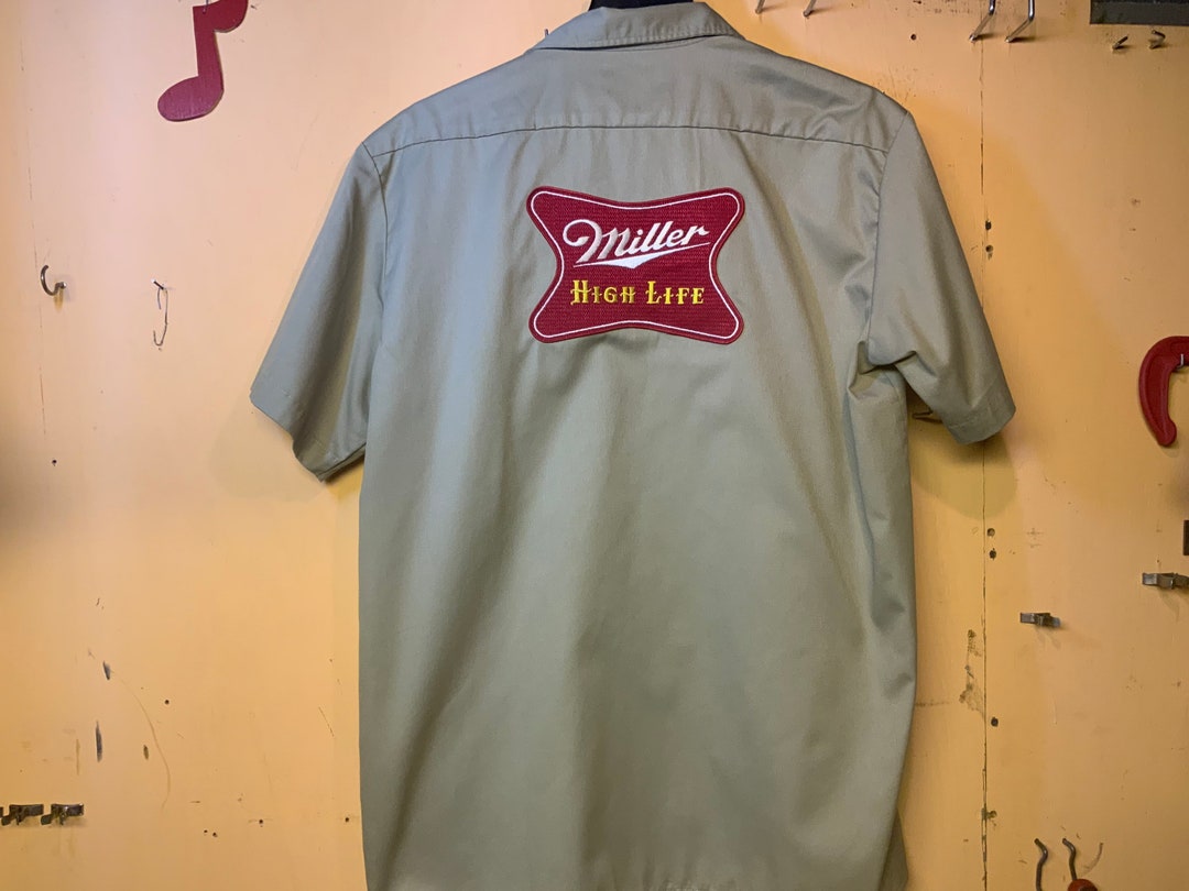 Miller High Life Beer Work Shirt Dickies Xl - Etsy