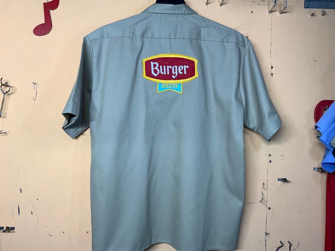 Burger Beer Work Shirt Dickies Xl. - Etsy