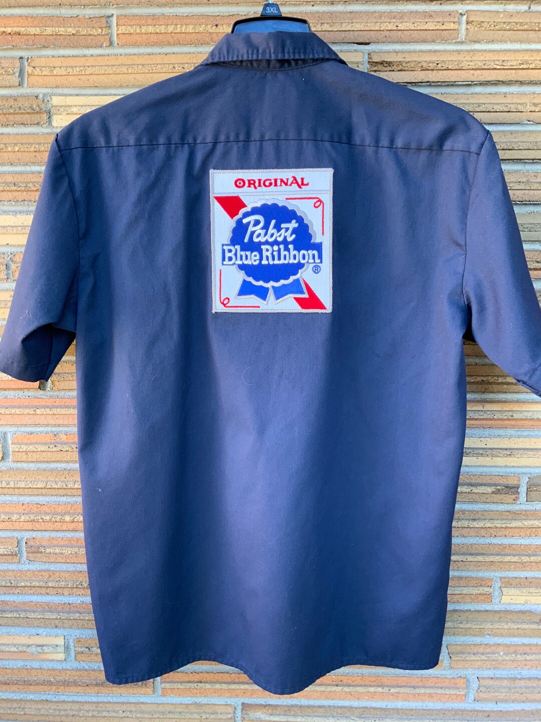 Pabst Blue Ribbon Beer Work Shirt Dickies Large. - Etsy