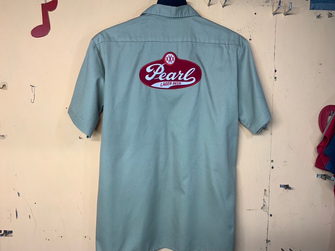 Pearl Beer Work Shirt Dickies Large. - Etsy