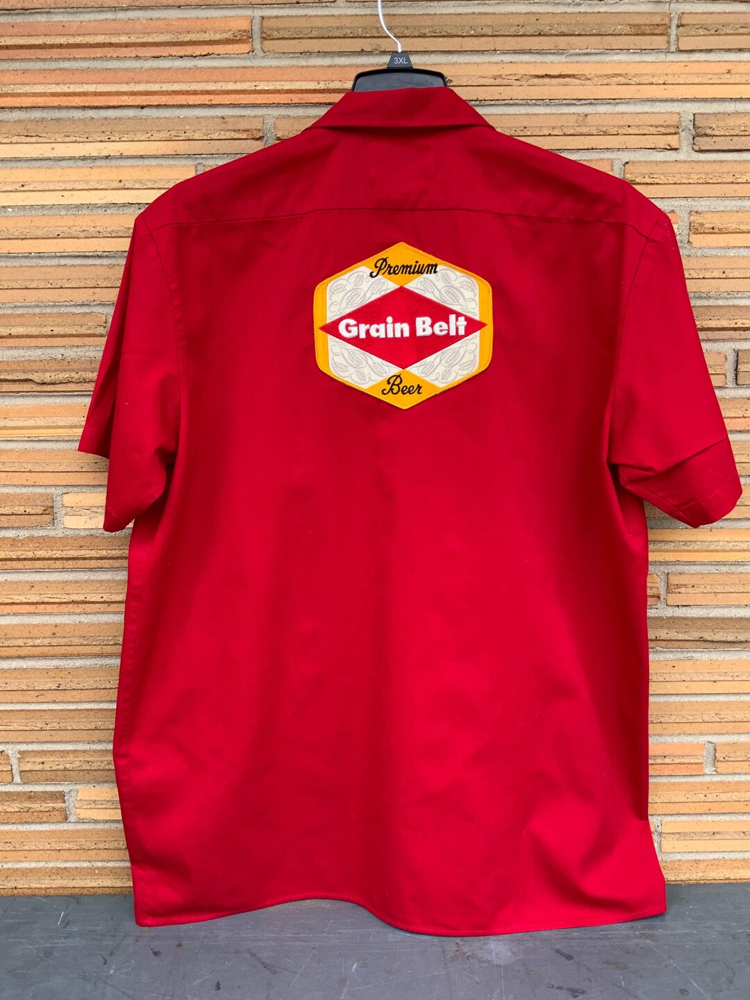 Grain Belt Beer Work Shirt Dickies Large. - Etsy