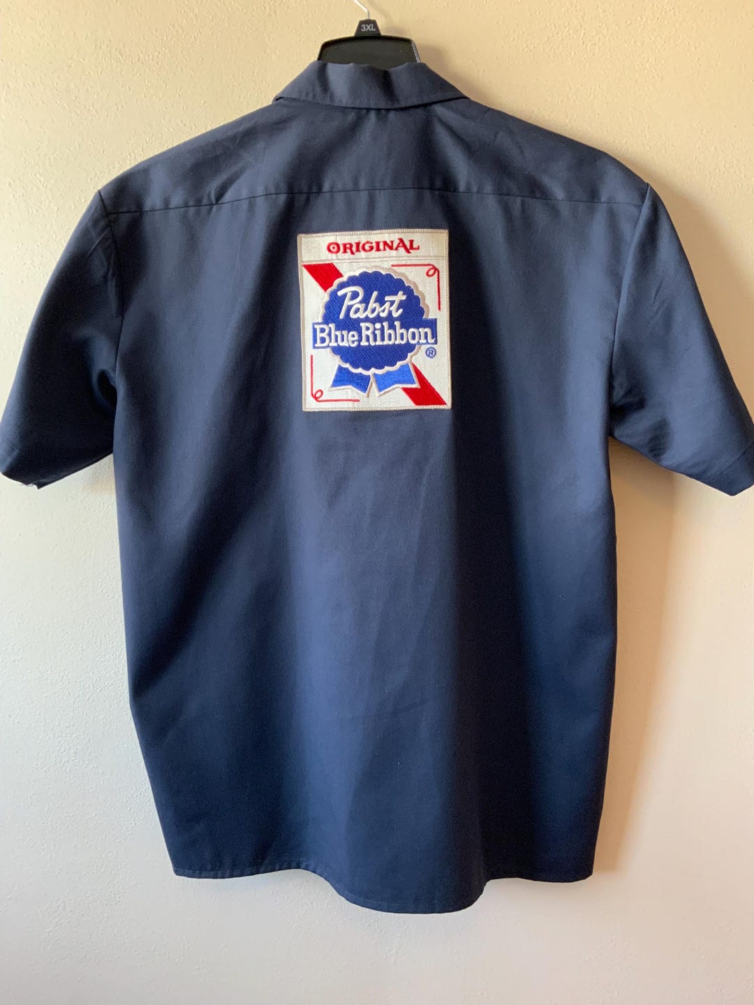 Pabst Blue Ribbon Beer Work Shirt Dickies Large. - Etsy