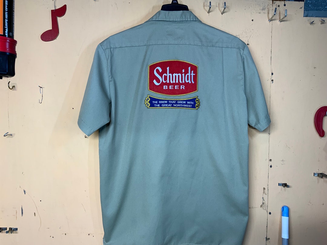 Schmidt Beer Work Shirt Dickies Large. - Etsy