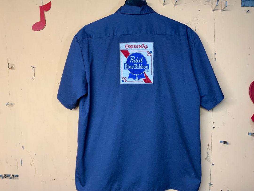 Pabst Blue Ribbon Beer Work Shirt Dickies Xl. - Etsy