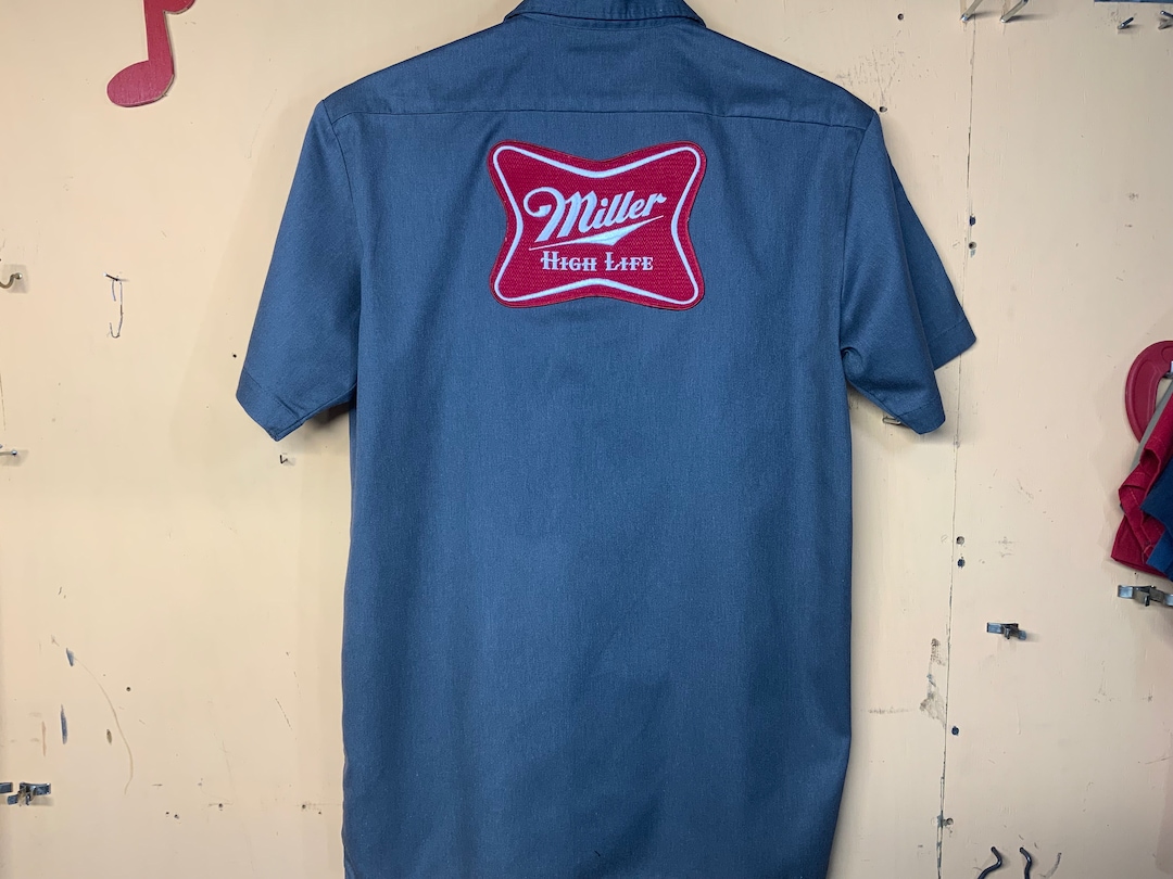 Miller High Life Beer Work Shirt Dickies Large. - Etsy