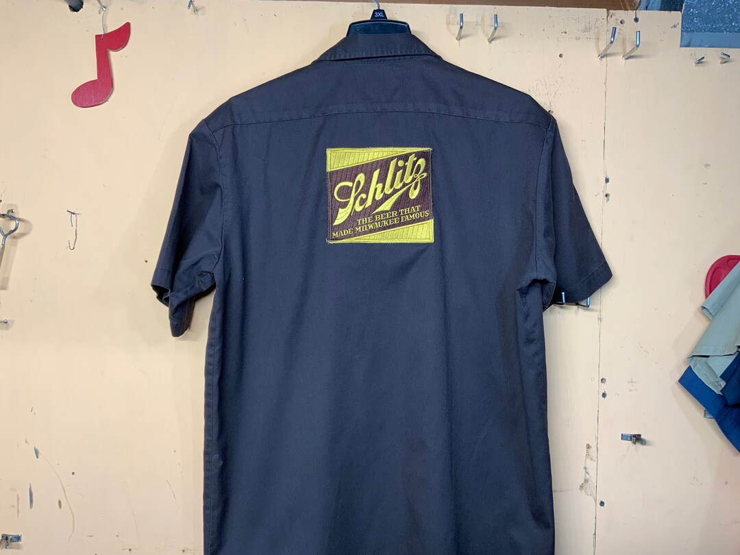 Schlitz Beer Work Shirt Dickies Xl. - Etsy