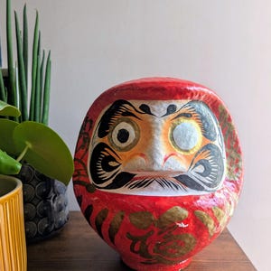 Vintage Japanese Daruma Head - Etsy