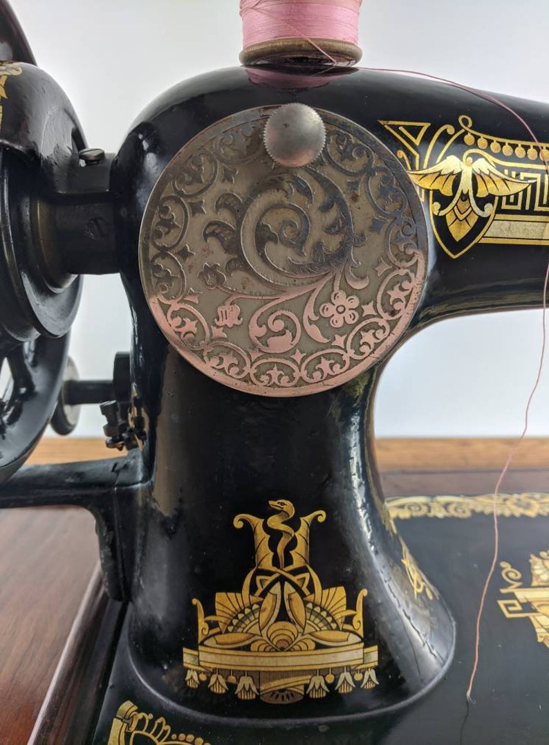 Beautiful 1908 antique Singer sewing machine model 15k with | Etsy
