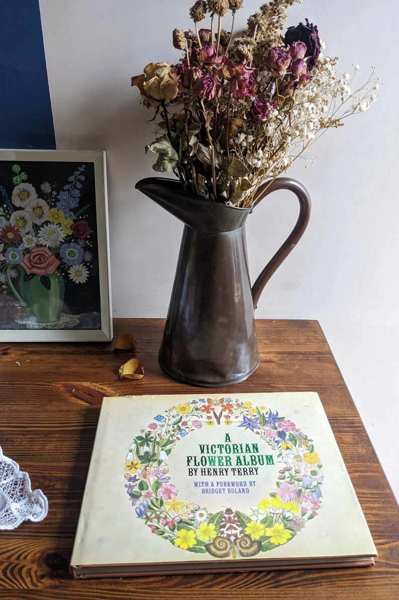 Vintage Hardback Book 'victorian Flower Album' After 1873 Watercolours ...