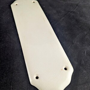 1930s Original White Glazed Ceramic Internal Door Push Plate - Etsy