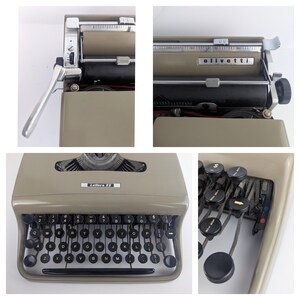 Olivetti Lettera 22 Typewriter Made in UK in 1957, Fully Functional ...