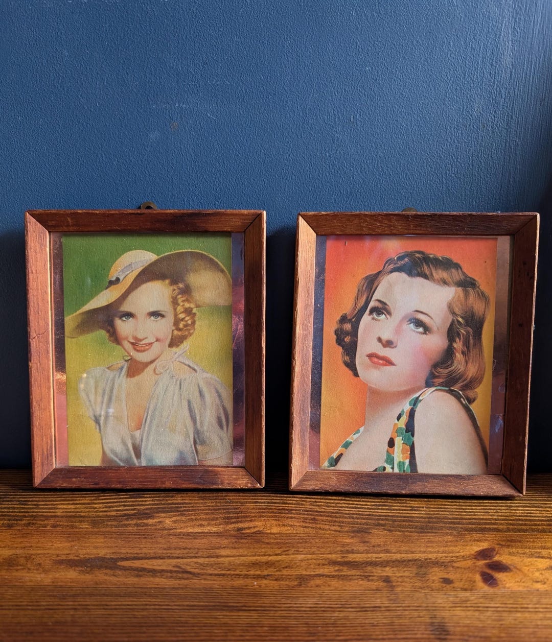 Pair of 1940s Film Stars in Vintage Frames - Etsy UK