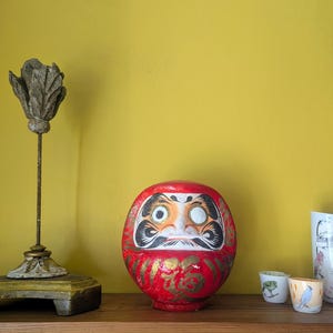 Vintage Japanese Daruma Head - Etsy