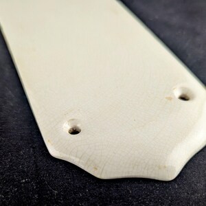 1930s Original White Glazed Ceramic Internal Door Push Plate - Etsy