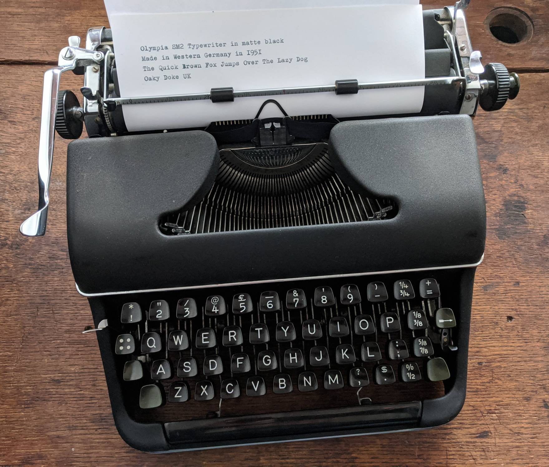 Chapter Two Typewriter