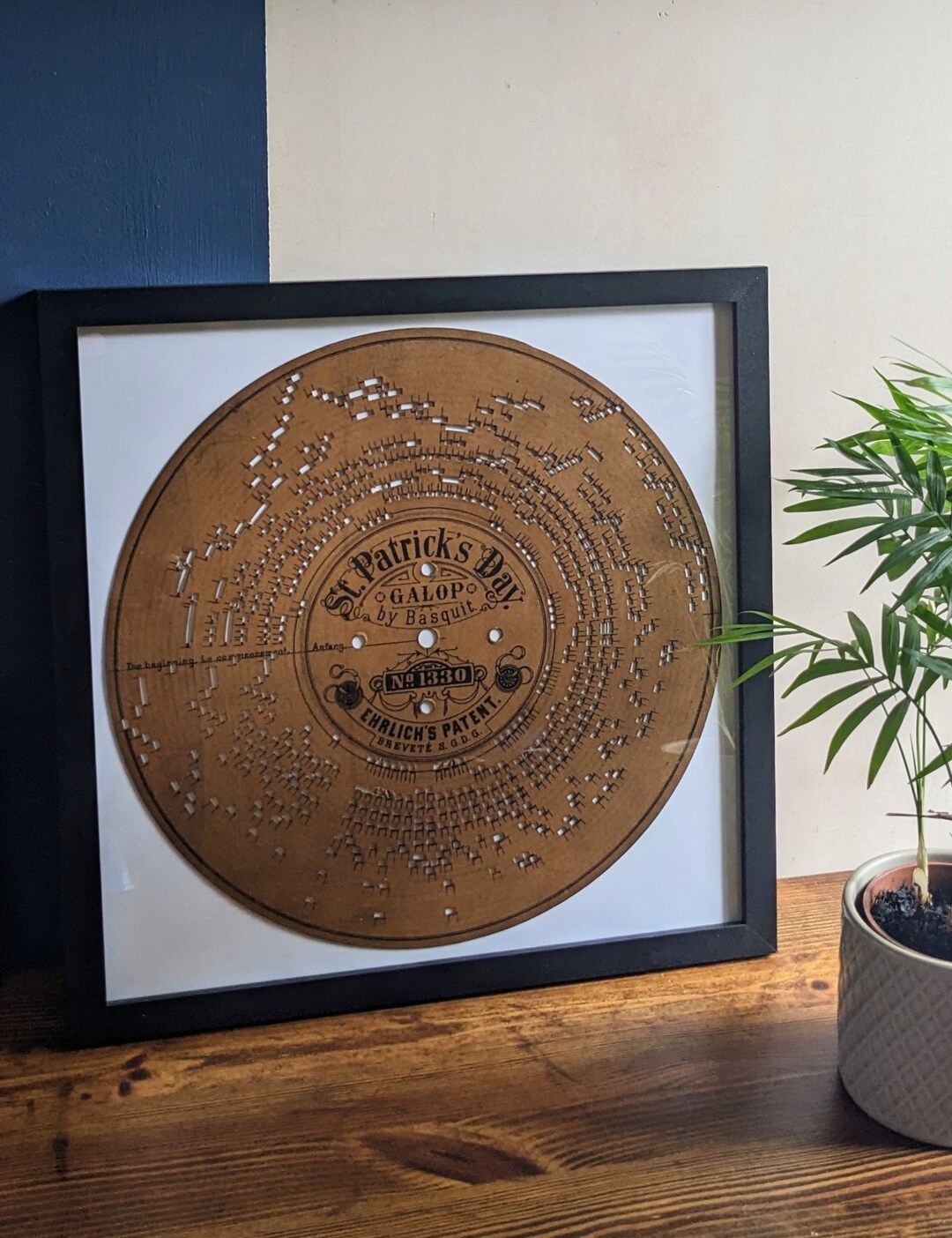 Collection of Decorative Antique Cardboard Organette Records Available ...