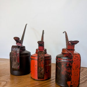 Early Mid 1900s Red Wesco Oil Dripper Cans - Etsy